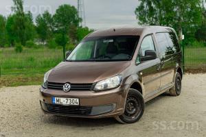 Brown Volkswagen Caddy 2011 in Riga, with an engine capacity of 1.60 L and mileage of 0 thousand km for 4850 €, photo 1 on AUTOMOTO.COM.LV