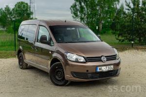 Brown Volkswagen Caddy 2011 in Riga, with an engine capacity of 1.60 L and mileage of 0 thousand km for 4850 €, photo 3 on AUTOMOTO.COM.LV