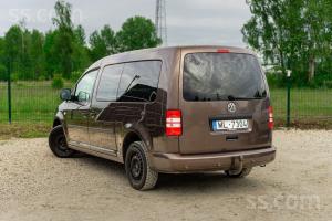Brown Volkswagen Caddy 2011 in Riga, with an engine capacity of 1.60 L and mileage of 0 thousand km for 4850 €, photo 4 on AUTOMOTO.COM.LV