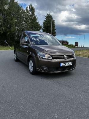 Brown Volkswagen Caddy 2011 in Panevezys, with an engine capacity of 1.60 L and mileage of 160 thousand km for 7299 €, photo  on AUTOMOTO.COM.LV