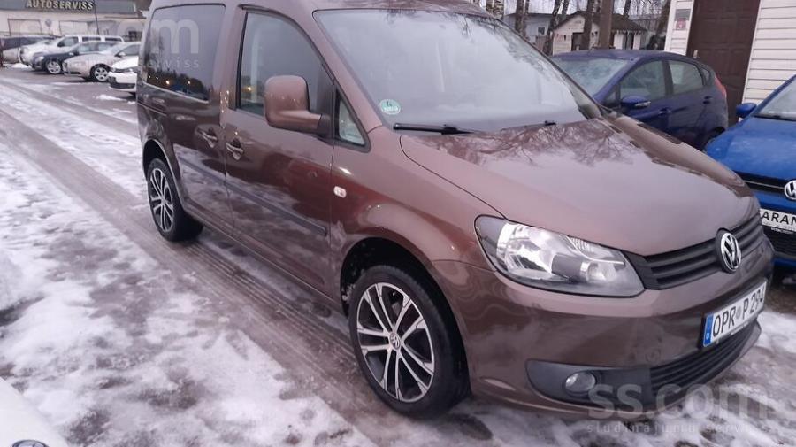 Brūns Volkswagen Caddy 2012 Rīga, ar dzinēja tilpumu 1.60 L un nobraukumu 213 tūkst. km par 7350 €, foto 3 vietnē AUTOMOTO.COM.LV