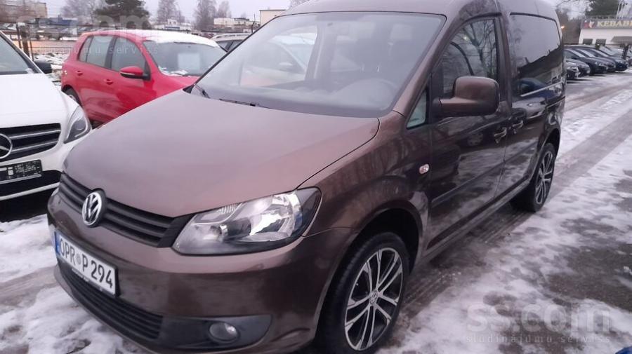 Brūns Volkswagen Caddy 2012 Rīga, ar dzinēja tilpumu 1.60 L un nobraukumu 213 tūkst. km par 7350 €, foto 4 vietnē AUTOMOTO.COM.LV