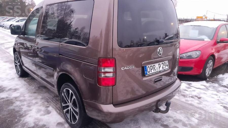 Brūns Volkswagen Caddy 2012 Rīga, ar dzinēja tilpumu 1.60 L un nobraukumu 213 tūkst. km par 7350 €, foto 6 vietnē AUTOMOTO.COM.LV