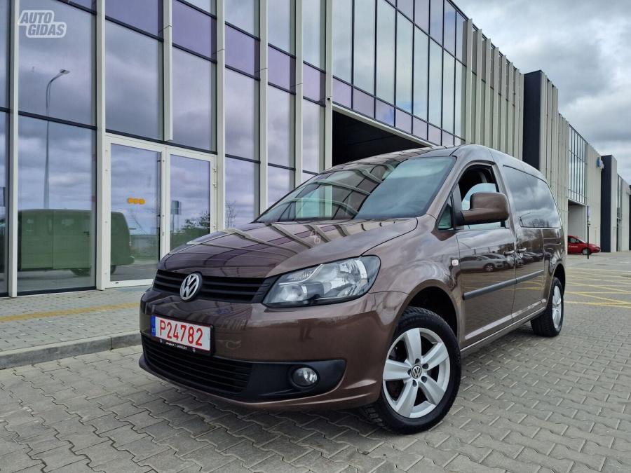 Brown Volkswagen Caddy 2012 in Vilnius, with an engine capacity of 1.60 L and mileage of 175 thousand km for 7190 €, photo 1 on AUTOMOTO.COM.LV