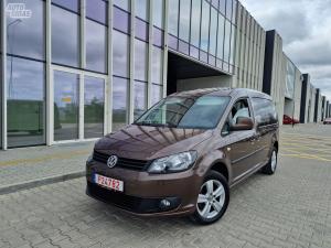 Brown Volkswagen Caddy 2012 in Vilnius, with an engine capacity of 1.60 L and mileage of 175 thousand km for 7190 €, photo 3 on AUTOMOTO.COM.LV