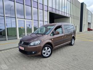 Brown Volkswagen Caddy 2012 in Vilnius, with an engine capacity of 1.60 L and mileage of 175 thousand km for 7190 €, photo 4 on AUTOMOTO.COM.LV