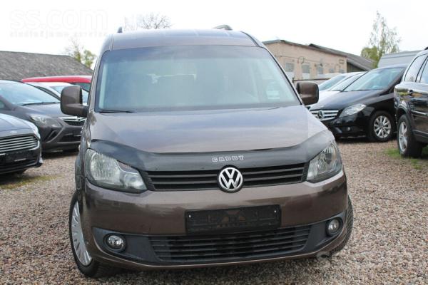 Brown Volkswagen Caddy 2013 in Daugavpils, with an engine capacity of 1.60 L and mileage of 247 thousand km for 7590 €, photo 2 on AUTOMOTO.COM.LV