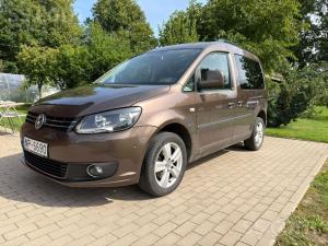 Brown Volkswagen Caddy 2013 in Jelgava, with an engine capacity of 1.60 L and mileage of 395 thousand km for 7450 €, photo  on AUTOMOTO.COM.LV