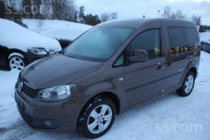 Brown Volkswagen Caddy 2014 in Tukums, with an engine capacity of 2.00 L and mileage of 340 thousand km for 7900 €, photo  on AUTOMOTO.COM.LV
