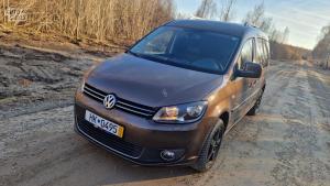 Brown Volkswagen Caddy 2014 in Siauliai, with an engine capacity of 2.00 L and mileage of 352 thousand km for 7490 €, photo 3 on AUTOMOTO.COM.LV