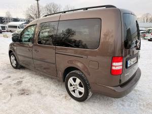 Brown Volkswagen Caddy 2015 in Riga, with an engine capacity of 1.60 L and mileage of 195 thousand km for 15770 €, photo  on AUTOMOTO.COM.LV