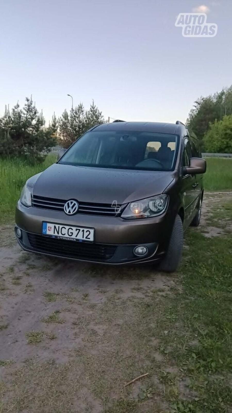 Brūns Volkswagen Caddy 2015 Viļņa, ar dzinēja tilpumu 2.00 L un nobraukumu 380 tūkst. km par 7800 €, foto 1 vietnē AUTOMOTO.COM.LV