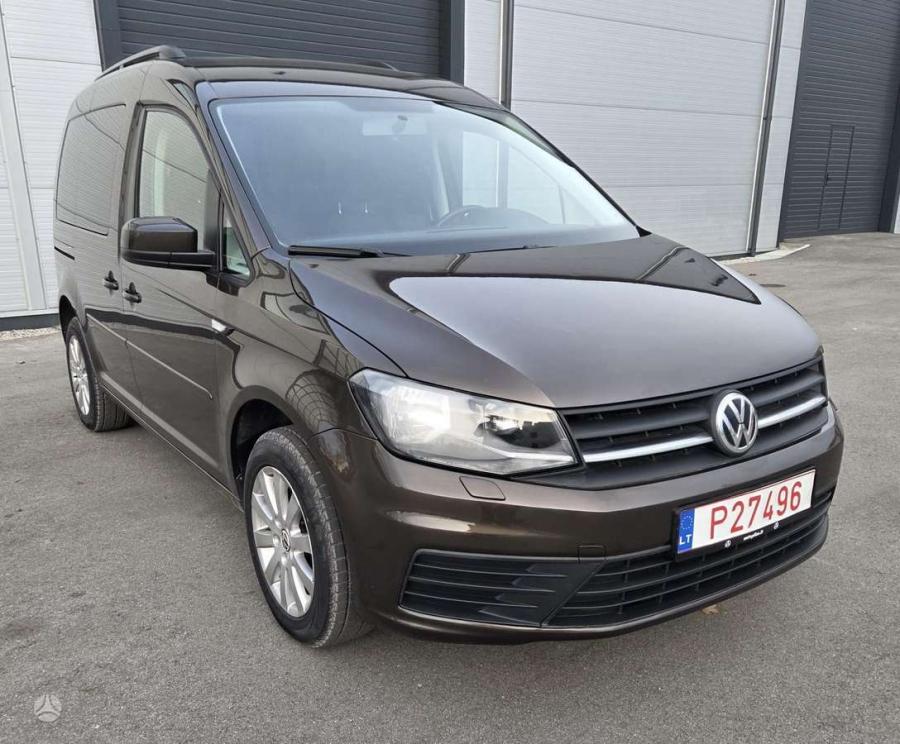 Brūns Volkswagen Caddy 2018 Kretinga, ar dzinēja tilpumu 1.97 L un nobraukumu 204 tūkst. km par 10700 €, foto 1 vietnē AUTOMOTO.COM.LV