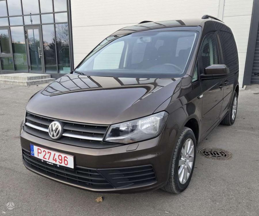 Brūns Volkswagen Caddy 2018 Kretinga, ar dzinēja tilpumu 1.97 L un nobraukumu 204 tūkst. km par 10700 €, foto 2 vietnē AUTOMOTO.COM.LV