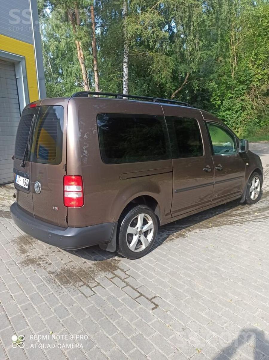Brūns Volkswagen Caddy 2014 Rīga, ar dzinēja tilpumu 1.60 L un nobraukumu 198 tūkst. km par 6350 €, foto 3 vietnē AUTOMOTO.COM.LV