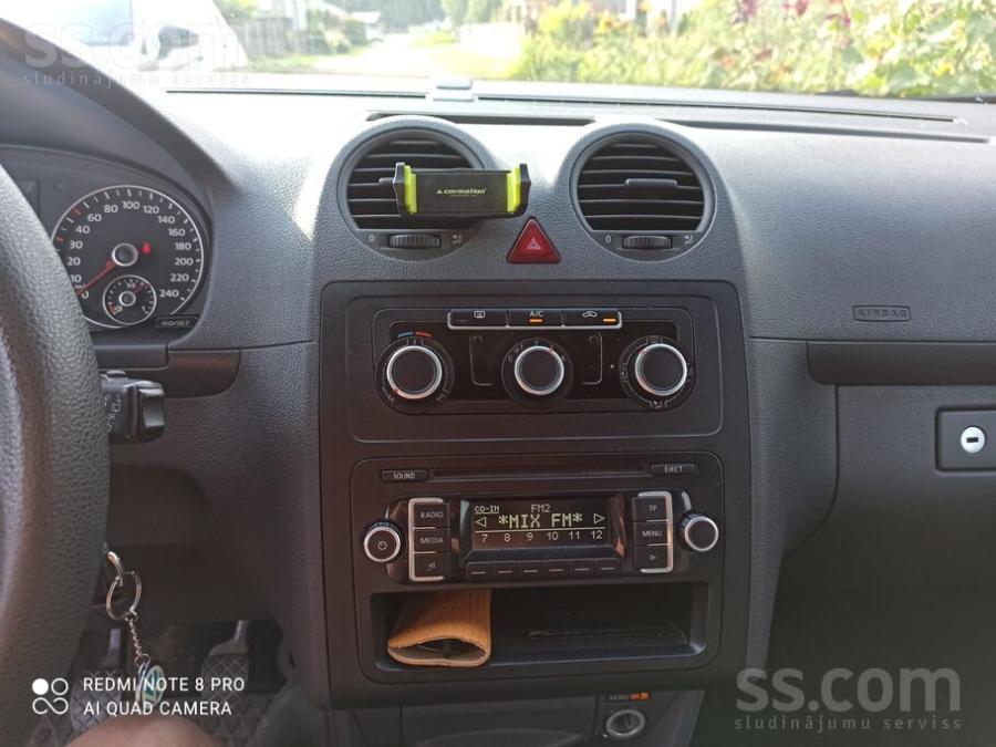 Brūns Volkswagen Caddy 2014 Rīga, ar dzinēja tilpumu 1.60 L un nobraukumu 198 tūkst. km par 6350 €, foto 7 vietnē AUTOMOTO.COM.LV