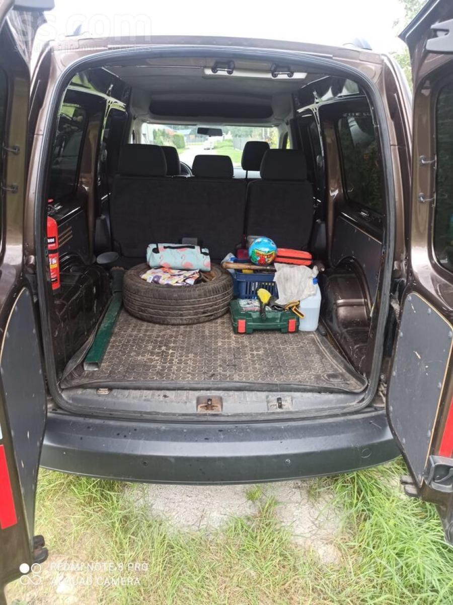 Brūns Volkswagen Caddy 2014 Rīga, ar dzinēja tilpumu 1.60 L un nobraukumu 198 tūkst. km par 6350 €, foto 9 vietnē AUTOMOTO.COM.LV