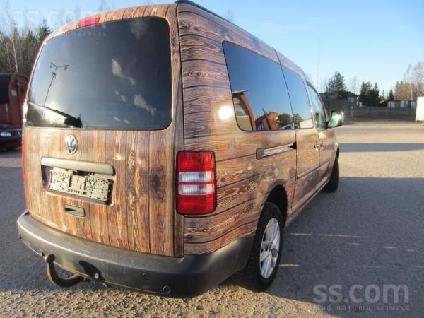 Brown Volkswagen Caddy 2011 in Madona, with an engine capacity of 1.60 L and mileage of 194 thousand km for 4750 €, photo 5 on AUTOMOTO.COM.LV