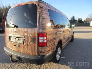 Brown Volkswagen Caddy 2011 in Madona, with an engine capacity of 1.60 L and mileage of 194 thousand km for 4750 €, photo 6 on AUTOMOTO.COM.LV
