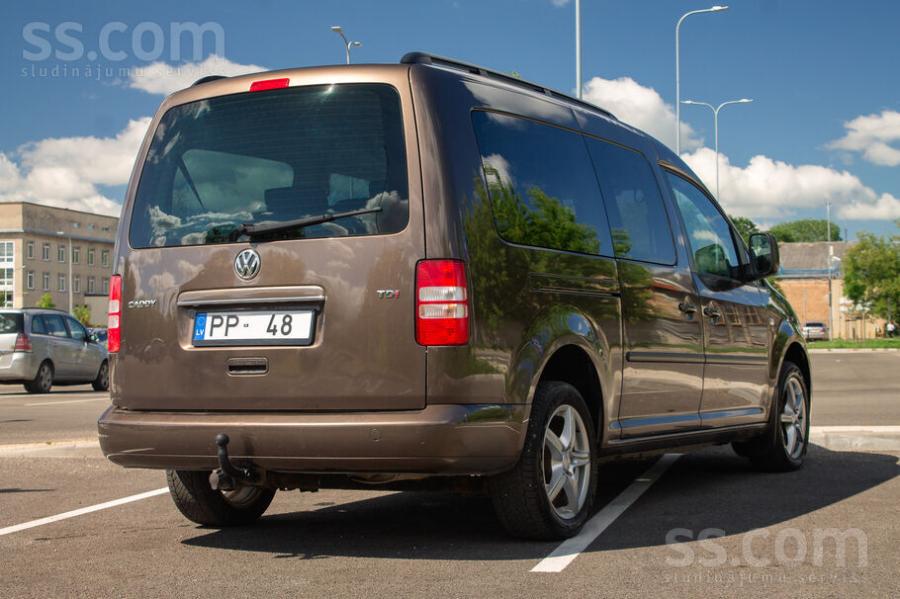 Brūns Volkswagen Caddy 2012 Jelgava, ar dzinēja tilpumu 1.60 L un nobraukumu 404 tūkst. km par 5600 €, foto 4 vietnē AUTOMOTO.COM.LV