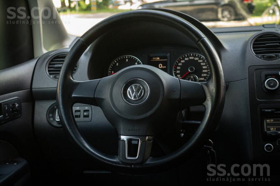 Brūns Volkswagen Caddy 2012 Jelgava, ar dzinēja tilpumu 1.60 L un nobraukumu 404 tūkst. km par 5600 €, foto 9 vietnē AUTOMOTO.COM.LV