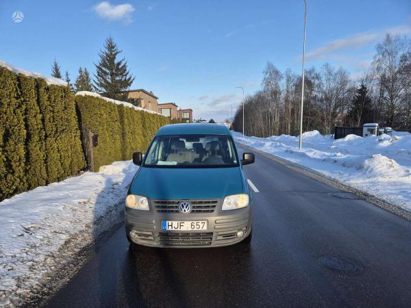 Green Volkswagen Caddy 2005 in Vilnius, with an engine capacity of 1.89 L and mileage of 400 thousand km for 2350 €, photo 6 on AUTOMOTO.COM.LV