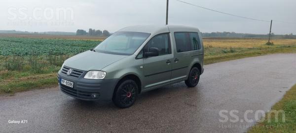 Green Volkswagen Caddy 2005 in Bauska, with an engine capacity of 1.90 L and mileage of 420 thousand km for 1750 €, photo 4 on AUTOMOTO.COM.LV