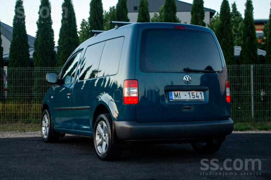 Zaļš Volkswagen Caddy 2009 Jelgava, ar dzinēja tilpumu 1.90 L un nobraukumu 247 tūkst. km par 3390 €, foto 5 vietnē AUTOMOTO.COM.LV