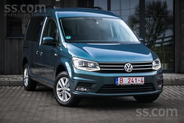 Zaļš Volkswagen Caddy 2016 Tukums, ar dzinēja tilpumu 2.00 L un nobraukumu 290 tūkst. km par 10990 €, foto 1 vietnē AUTOMOTO.COM.LV
