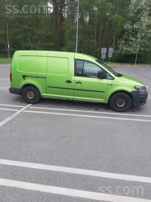 Green Volkswagen Caddy 2016 in Riga, with an engine capacity of 1.60 L and mileage of 382 thousand km for 3000 €, photo  on AUTOMOTO.COM.LV