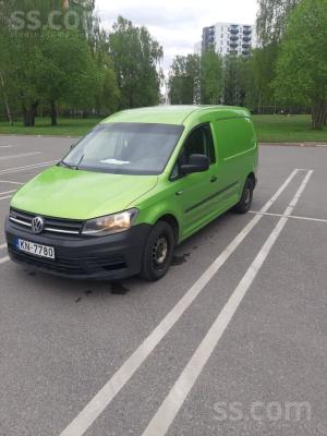 Green Volkswagen Caddy 2016 in Riga, with an engine capacity of 1.60 L and mileage of 382 thousand km for 3000 €, photo 3 on AUTOMOTO.COM.LV