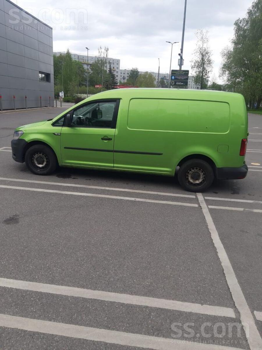 Green Volkswagen Caddy 2016 in Riga, with an engine capacity of 1.60 L and mileage of 382 thousand km for 3000 €, photo 7 on AUTOMOTO.COM.LV