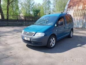 Zaļš Volkswagen Caddy 2009 Rīga, ar dzinēja tilpumu 1.90 L un nobraukumu 270 tūkst. km par 1000 €, foto  vietnē AUTOMOTO.COM.LV