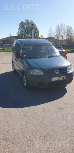 Green Volkswagen Caddy 2006 in Riga, with an engine capacity of 1.90 L and mileage of 260 thousand km for 2650 €, photo  on AUTOMOTO.COM.LV