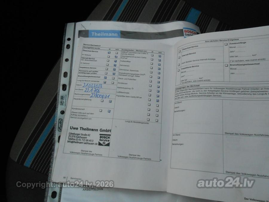 Зеленый Фольксваген Кадди 2012 в Вильянди, объемом двигателя 2.00 л и пробегом 260 тыс. км за 7590 €, фото 14 на AUTOMOTO.COM.LV