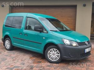 Zaļš Volkswagen Caddy 2014 Valmiera, ar dzinēja tilpumu 1.60 L un nobraukumu 320 tūkst. km par 4950 €, foto  vietnē AUTOMOTO.COM.LV