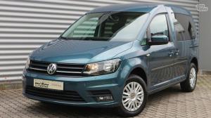 Green Volkswagen Caddy 2018 in Kaunas, with an engine capacity of 1.00 L and mileage of 56 thousand km for 22328 €, photo  on AUTOMOTO.COM.LV