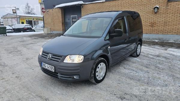 Pelēks Volkswagen Caddy 2009 Limbaži, ar dzinēja tilpumu 1.60 L un nobraukumu 239 tūkst. km par 4550 €, foto 1 vietnē AUTOMOTO.COM.LV