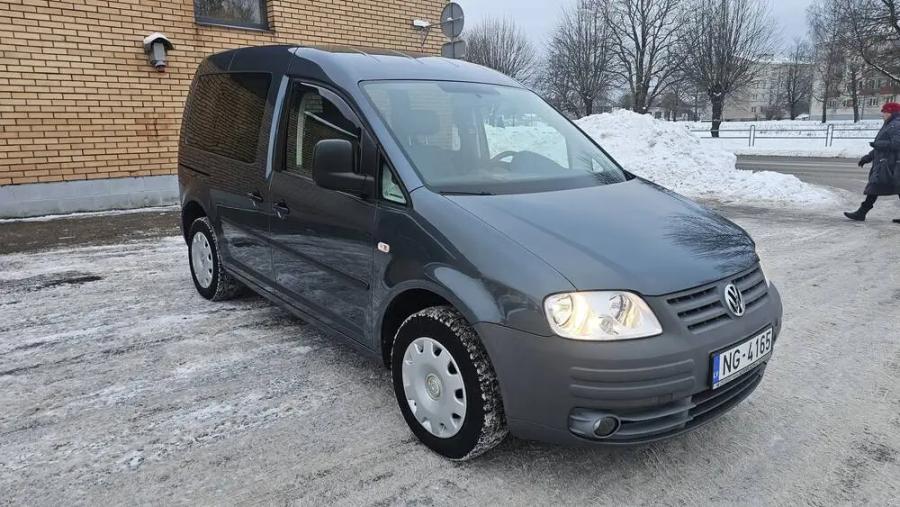 Pelēks Volkswagen Caddy 2009 Rīga, ar dzinēja tilpumu 1.60 L un nobraukumu 239 tūkst. km par 4550 €, foto 4 vietnē AUTOMOTO.COM.LV