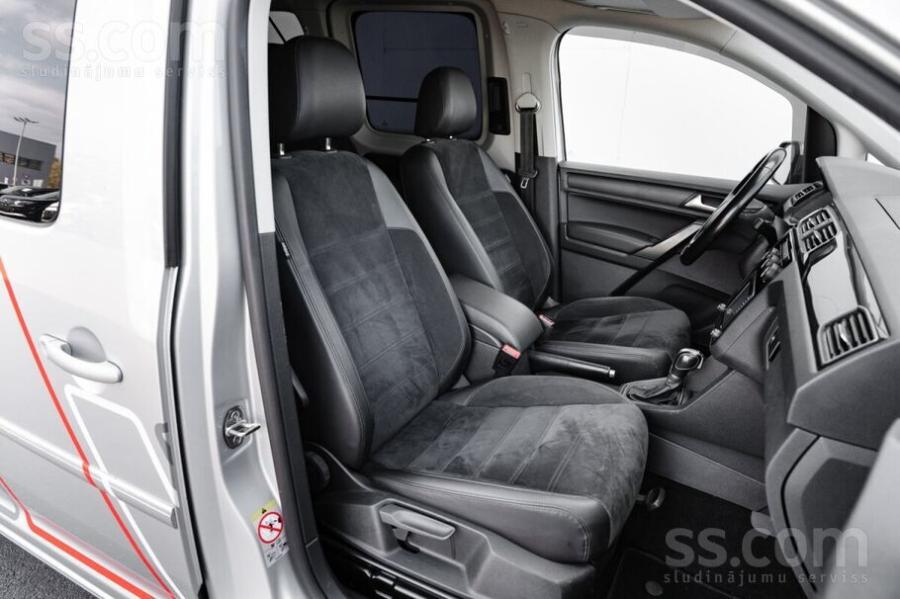 Pelēks Volkswagen Caddy 2018 Rīga, ar dzinēja tilpumu 2.00 L un nobraukumu 236 tūkst. km par 11950 €, foto 8 vietnē AUTOMOTO.COM.LV