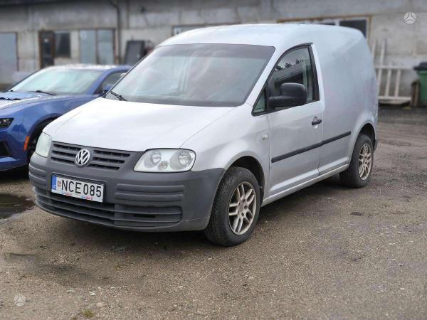 Grey Volkswagen Caddy 2004 in Ukmerge, with an engine capacity of 1.90 L and mileage of 260 thousand km for 1500 €, photo 2 on AUTOMOTO.COM.LV