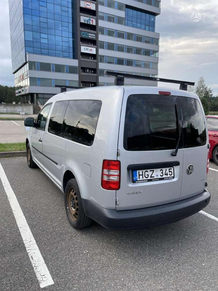 Grey Volkswagen Caddy 2014 in Vilnius, with an engine capacity of 1.60 L and mileage of 314 thousand km for 5500 €, photo 11 on AUTOMOTO.COM.LV