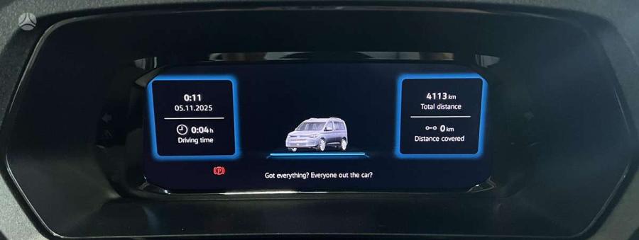 Pelēks Volkswagen Caddy 2024 Kauņa, ar dzinēja tilpumu 1.97 L un nobraukumu 4 tūkst. km par 25900 €, foto 10 vietnē AUTOMOTO.COM.LV