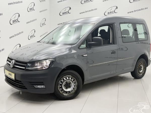 Pelēks Volkswagen Caddy 2019 Avižieniai, ar dzinēja tilpumu 2.00 L un nobraukumu 142 tūkst. km par 8200 €, foto 1 vietnē AUTOMOTO.COM.LV