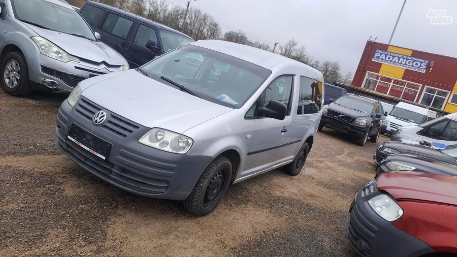 Pelēks Volkswagen Caddy 2004 Viļņa, ar dzinēja tilpumu 2.00 L un nobraukumu 270 tūkst. km par 2550 €, foto 1 vietnē AUTOMOTO.COM.LV