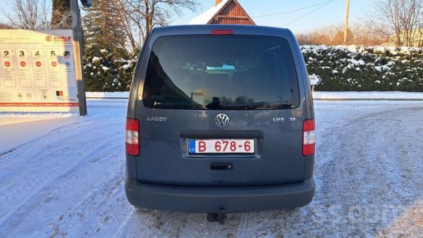Pelēks Volkswagen Caddy 2005 Ogre, ar dzinēja tilpumu 1.60 L un nobraukumu 254 tūkst. km par 4150 €, foto 7 vietnē AUTOMOTO.COM.LV