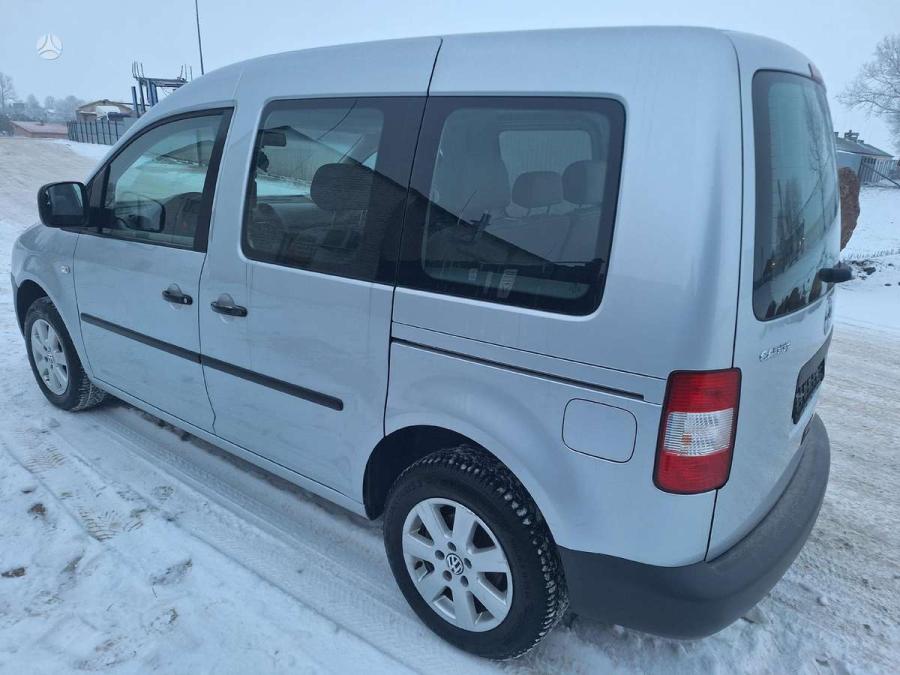 Grey Volkswagen Caddy 2005 in Marijampole, with an engine capacity of 1.40 L and mileage of 220 thousand km for 2850 €, photo 7 on AUTOMOTO.COM.LV