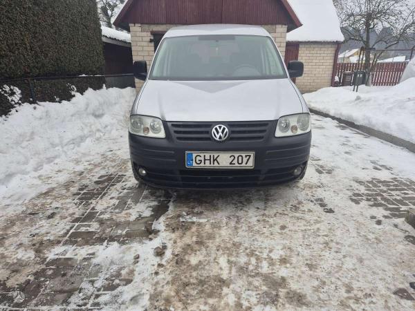 Grey Volkswagen Caddy 2005 in Prienai, with an engine capacity of 1.90 L and mileage of 429 thousand km for 3050 €, photo 7 on AUTOMOTO.COM.LV