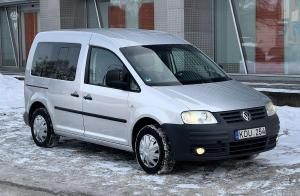 Grey Volkswagen Caddy 2005 in Vilnius, with an engine capacity of 1.60 L and mileage of 500 thousand km for 2500 €, photo  on AUTOMOTO.COM.LV