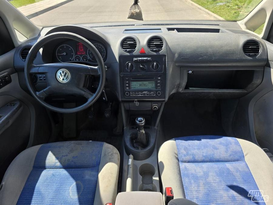 Grey Volkswagen Caddy 2005 in Vilnius, with an engine capacity of 1.90 L and mileage of 386 thousand km for 1450 €, photo 12 on AUTOMOTO.COM.LV